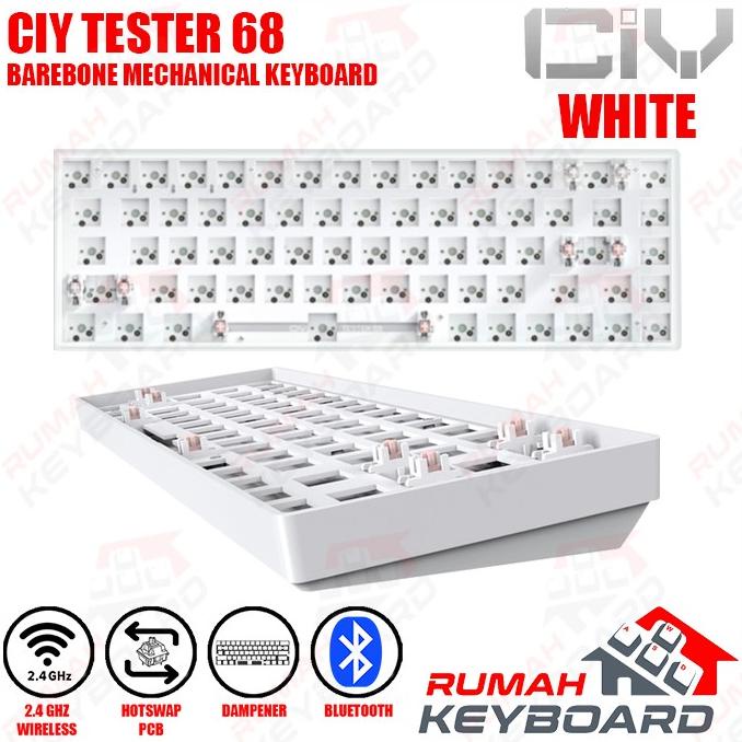 Jual CIY TESTER 68 - BAREBONE KEYBOARD - WIRELESS - BT - HOTSWAP ...