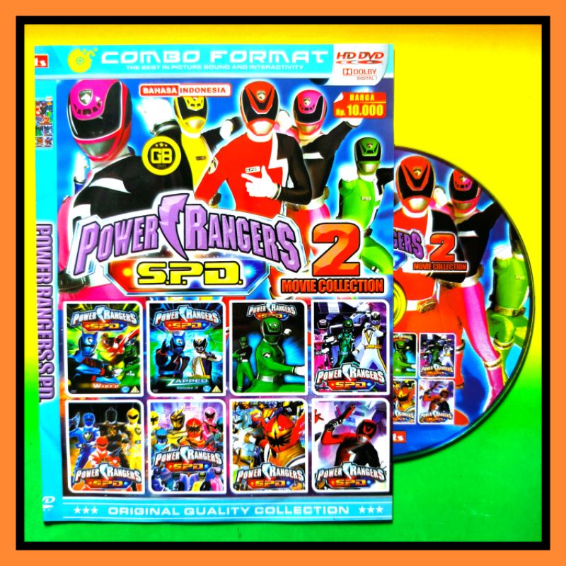 Jual Kaset Film Kartun Anak Koleksi Power Rangers SPD Pilihan Terlaris ...