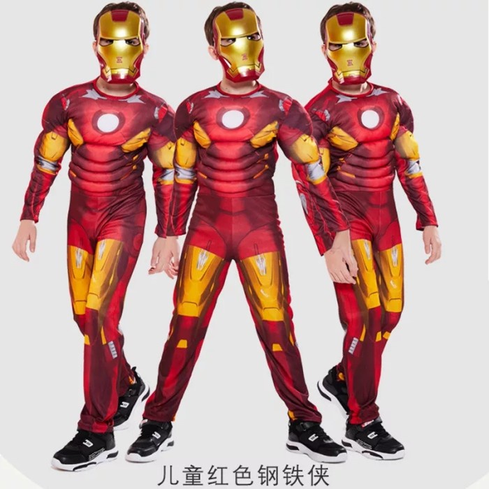 Jual Kostum costume iron man anak /kostum anak/ kostum karakter marvel ...