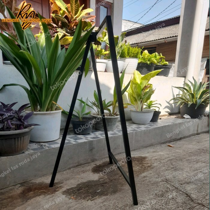 Jual Standing Banner Besi / Standing Banner Spanduk | Shopee Indonesia