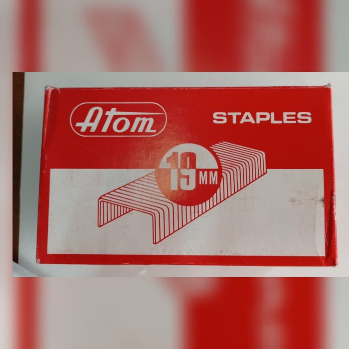 Jual Isi stapler Atom 3/4 (19mm) | Shopee Indonesia