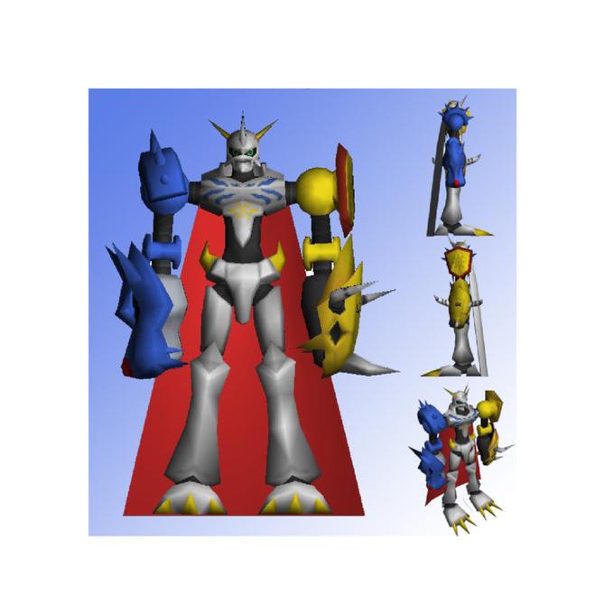 Jual DIY Papercraft Figure Digimon Omegamon V1 | Shopee Indonesia