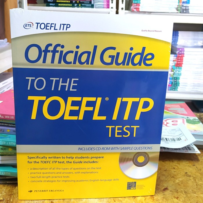 Jual OFFICIAL GUIDE TO THE TOEFL ITP TEST ORIGINAL | Shopee Indonesia