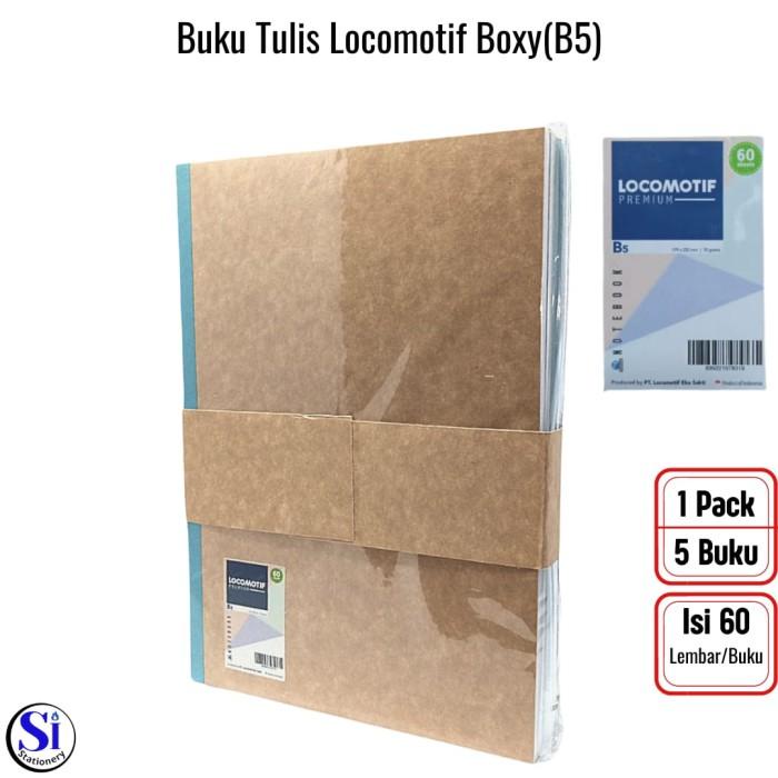 Jual BUKU TULIS LOCOMOTIF PREMIUM B5 60 LEMBAR ISI 5 PCS | Shopee Indonesia