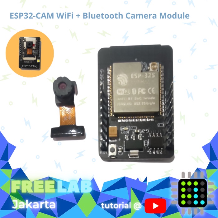 Jual Bestseller Esp32-Cam Wifi + Bluetooth Camera Module With Ov2640 ...