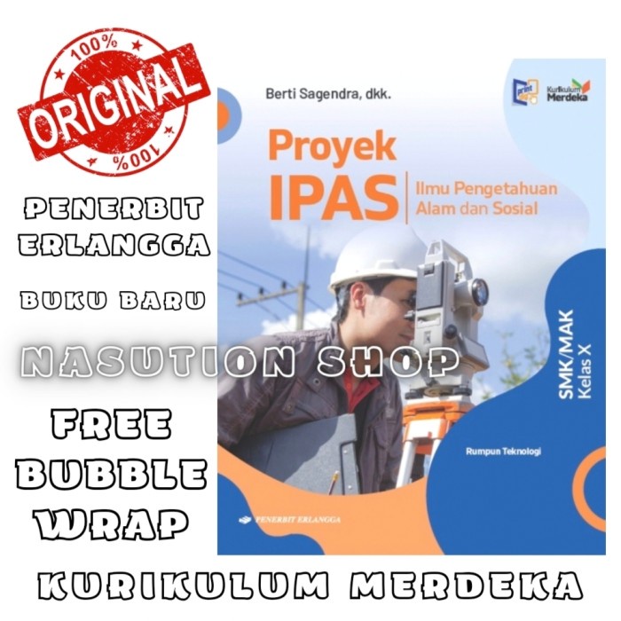 Jual Best Seller Buku Proyek Ipas Kelas 1 / X 10 Smk/Mak Erlangga Kurikulum Merdeka Ori | Shopee ...