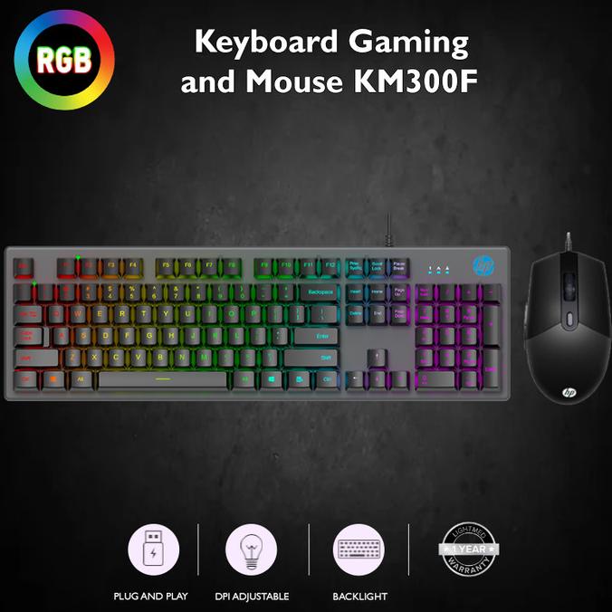 Jual Hp Combo Keyboard + Mouse Gaming Km300F | Shopee Indonesia