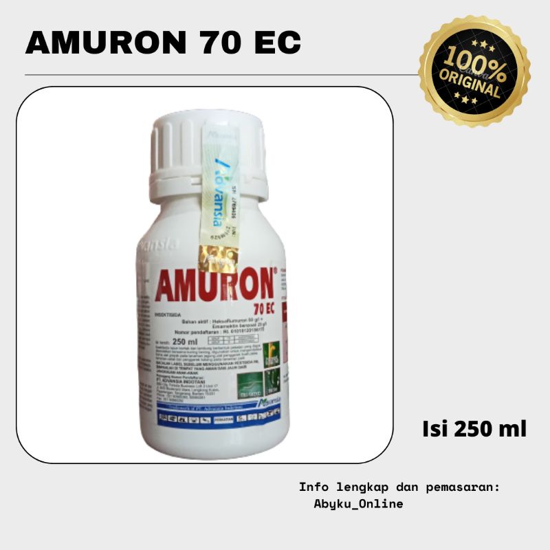 Jual AMURON 70EC 250ML INSEKTISIDA PENGENDALI HAMA ULAT PENGGERAK BUAH ...