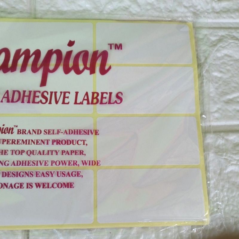 Jual Sticker Label Harga Undangan 103-112-99/Self Adhesive Label ...