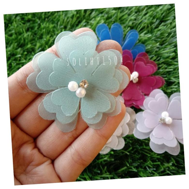 Jual Limited Aplikasi Bunga Semanggi 3 Layer Size 5/4/3Cm | Shopee ...