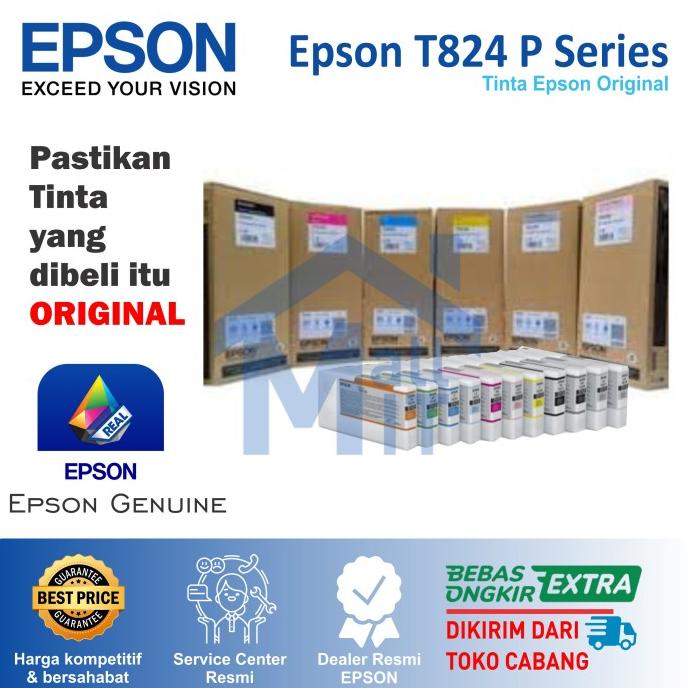 Jual Tinta Catridge Epson Surecolor Sc-P6000 P6000 T824 T-824 824 Original Limited Edition ...