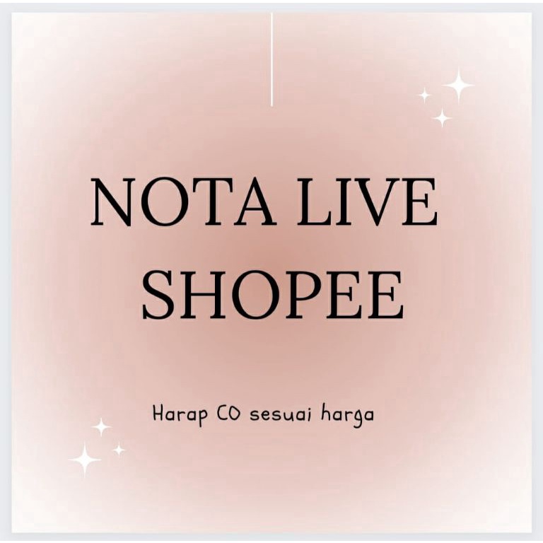 Jual 84 nota live shopee 9588 | Shopee Indonesia
