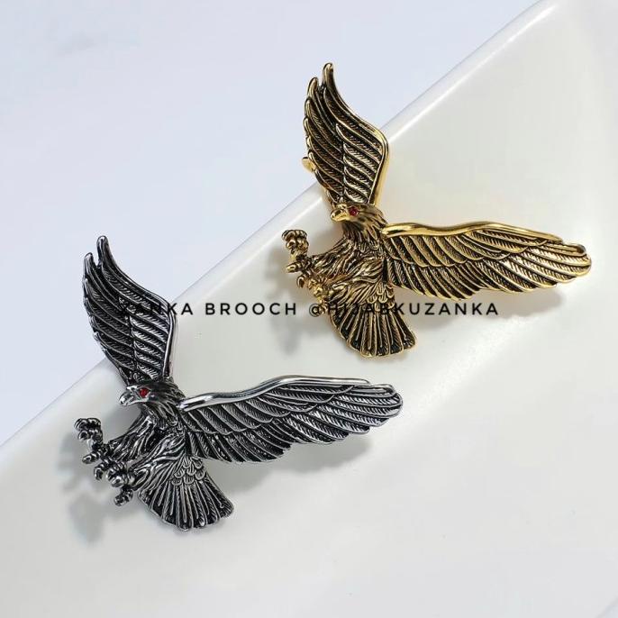 Jual bros burung garuda elang eagle brooch | Shopee Indonesia
