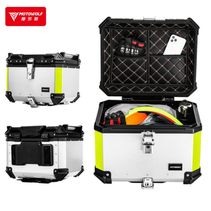 Jual Box Touring Motor Motowolf Top Box Motor Belakang Almunium Alloy ...
