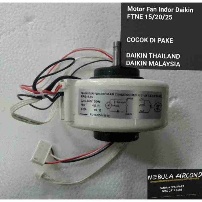 Jual Motor Fan/Fan Motor Indor Daikin Ftne 15/20/25 Thailand Dan ...