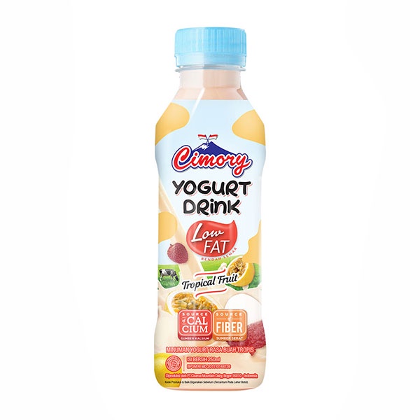 Jual CIMORY DRINK YOGURT LOW FAT TROPICAL FRUIT 240 ML | Shopee Indonesia