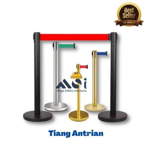 Jual Tiang Antrian Stainless Pita 2M | Shopee Indonesia