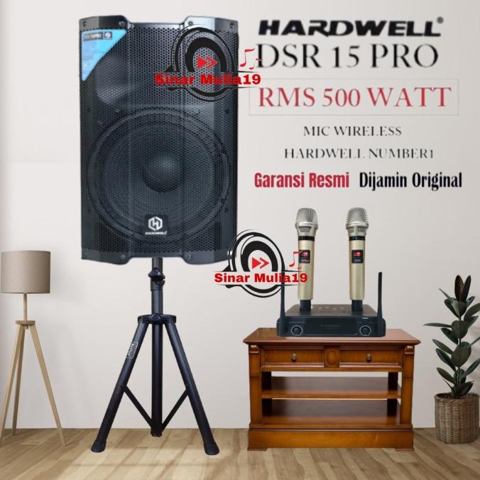 Jual Speaker Aktif 15 Inch Hardwell Dsr 15 Proic Wireless Hardwell ...