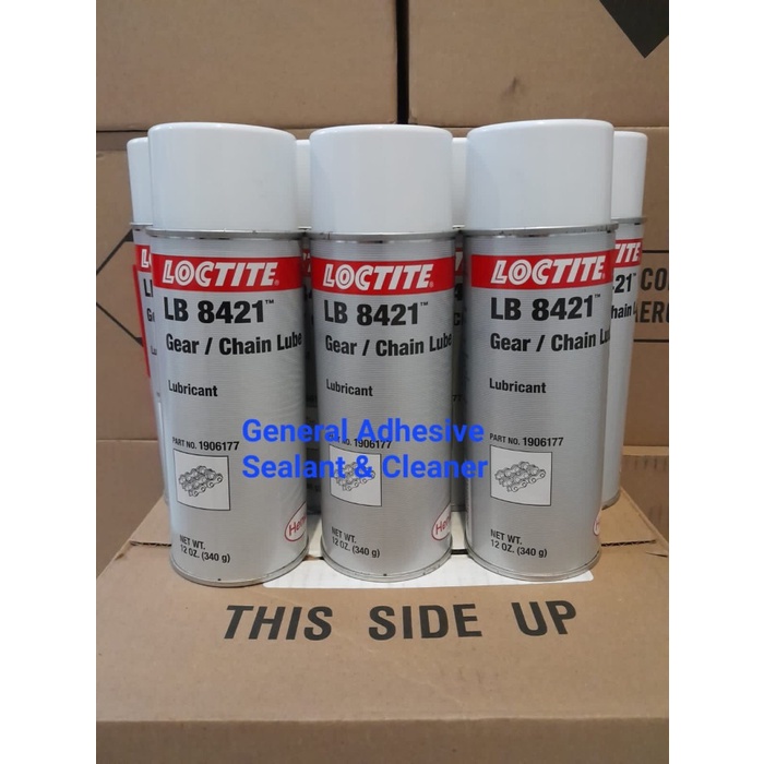 Jual LOCTITE LB 8421 GEAR,CHAIN&WIRE ROPE LUBRICANT 12 OZ (1906177 ...