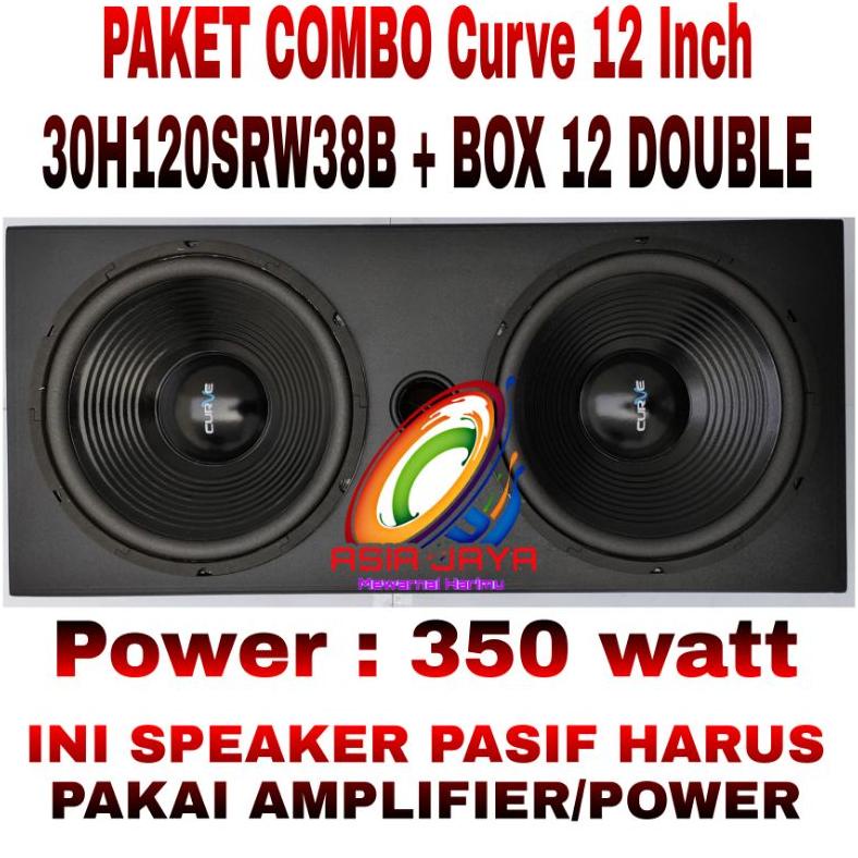 Jual GAN125 PAKET COMBO Speaker 12 Inch Woofer Curve 12 30H120SRW38B ...