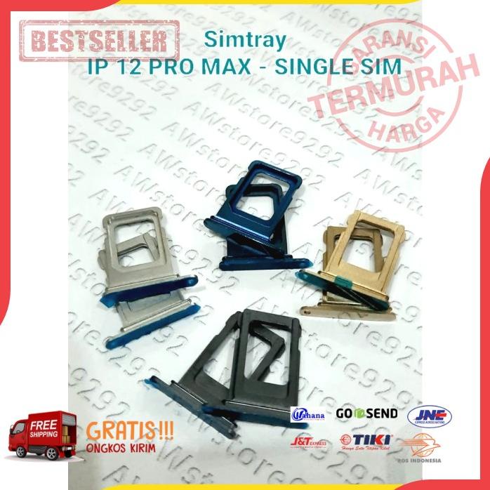 Jual Simtray Sim Tray Iphone 12 Pro 12 Pro Max Single Sim Slot Sim Card ...