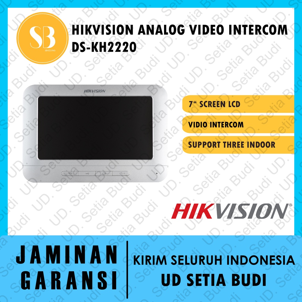 Jual Hikvision Analog Video Intercom Indoor Station DS-KH2220 | Shopee ...