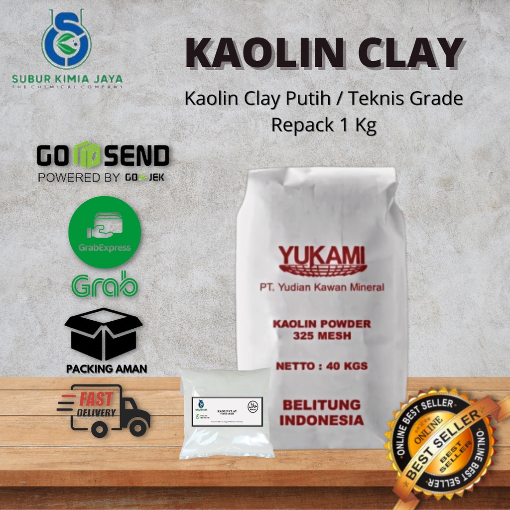 Jual Kaolin Clay Teknis 1 KG | Shopee Indonesia
