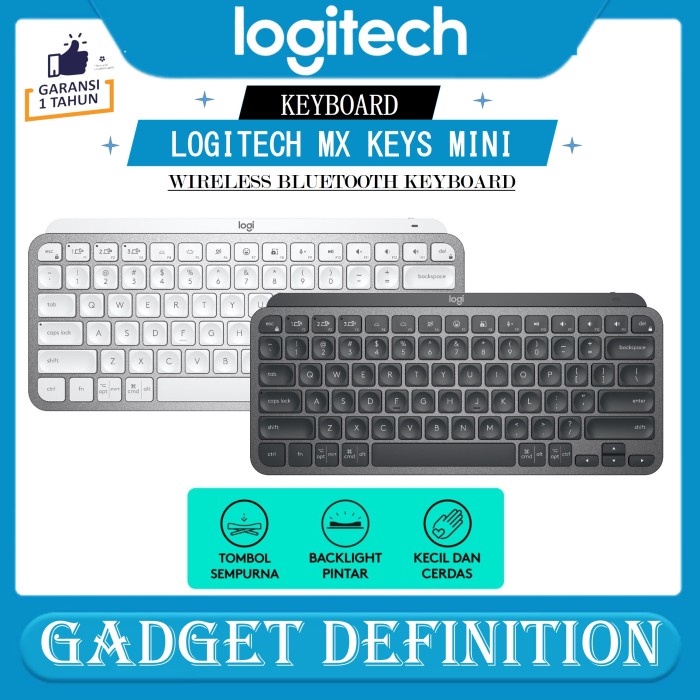 Jual Logitech MX Keys Mini Keyboard Wireless Bluetooth Backlit | Shopee Indonesia