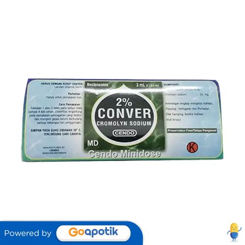 Jual CENDO CONVER 2% MINIDOSE 5 X 0.6 ML | Shopee Indonesia