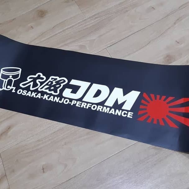 Jual stiker windshield banner JDM Osaka Kanjo Performance | Shopee ...