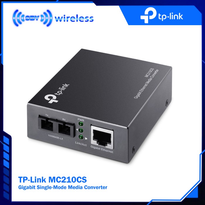 Jual TPLINK MC210CS - Gigabit Single-Mode Media Converter Fo To LAN Gigabit | Shopee Indonesia