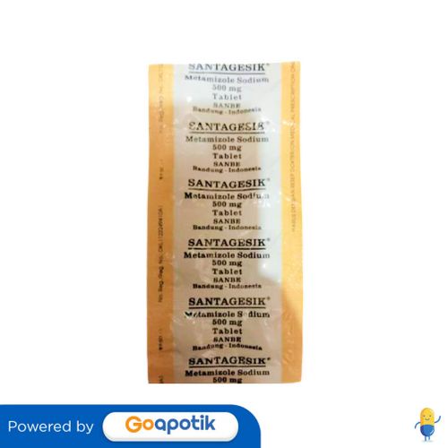 Jual SANTAGESIK 500 MG STRIP 10 TABLET | Shopee Indonesia