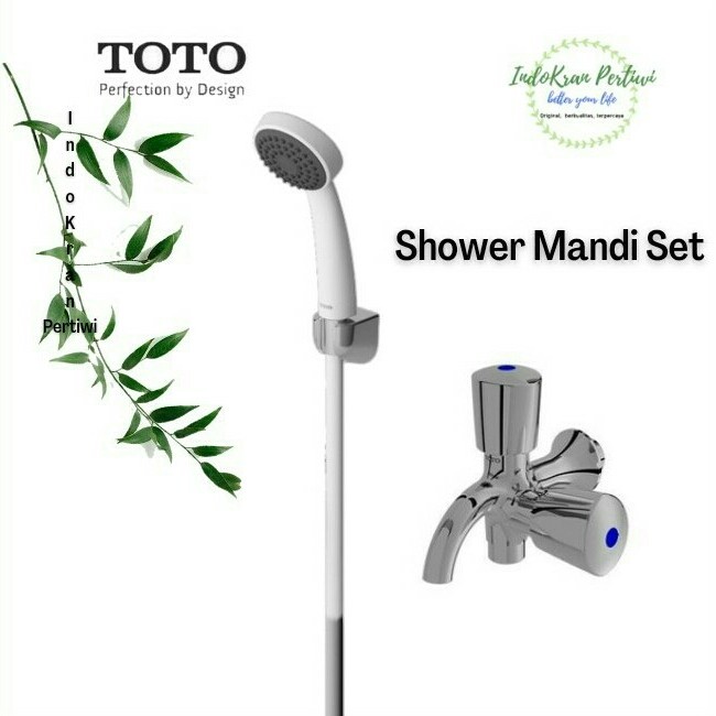 Jual Shower Mandi Set TOTO THX17NB + TX131L (cold water - Kran 2 cabang ...