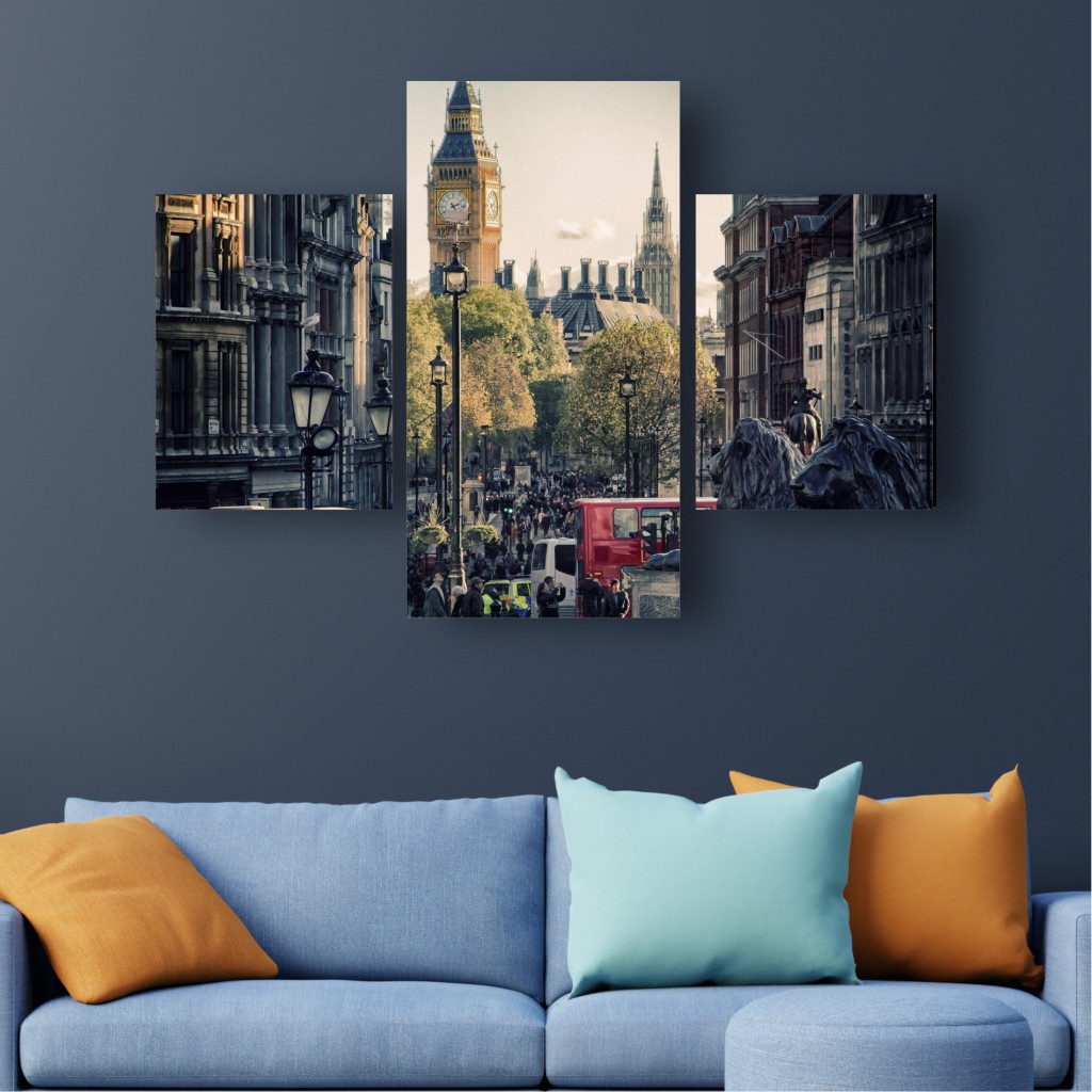 Jual Poster Kayu "London" Multipanel | Shopee Indonesia
