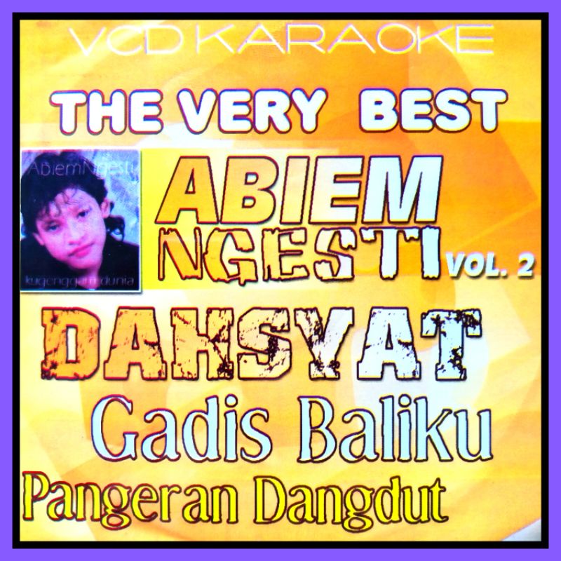 Jual Kaset VCD Musik Bisa Karaoke 15 Lagu Dangdut Abiem Ngesti Album Pangeran Dangdut. | Shopee ...