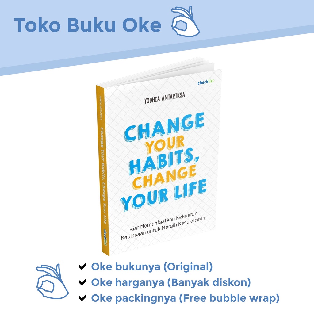 Jual Buku "Change Your Habits, Change Your Life" (Motivasi Diri ...