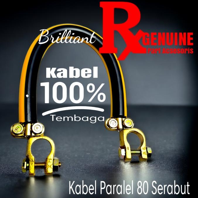 Jual Kabel Paralel / Seri - 2 Accu - 12V To 24V - Tembaga - 80 Serabut ...