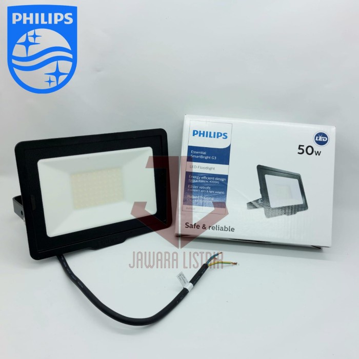 Jual FLOOD LIGHT PHILIPS LED BVP150 50W 50 WATT W LAMPU SOROT | Shopee Indonesia