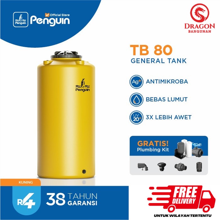 Jual Tangki Air Penguin TB 80 / Toren Air Penguin 800 Ltr / Tandon Penguin | Shopee Indonesia