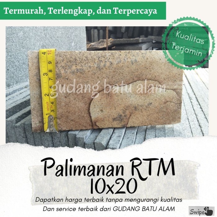 Jual Batu Palimanan RTM 10 x 20 cm | Shopee Indonesia