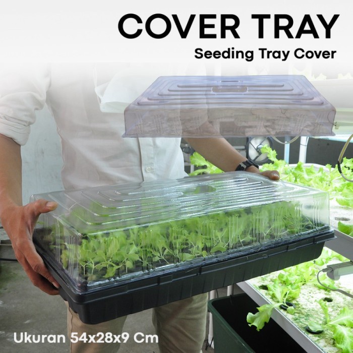 Jual Paket Lengkap 3 Tray Semai + 3 Alas + 3 Cover Bening Jirifarm 059 ...