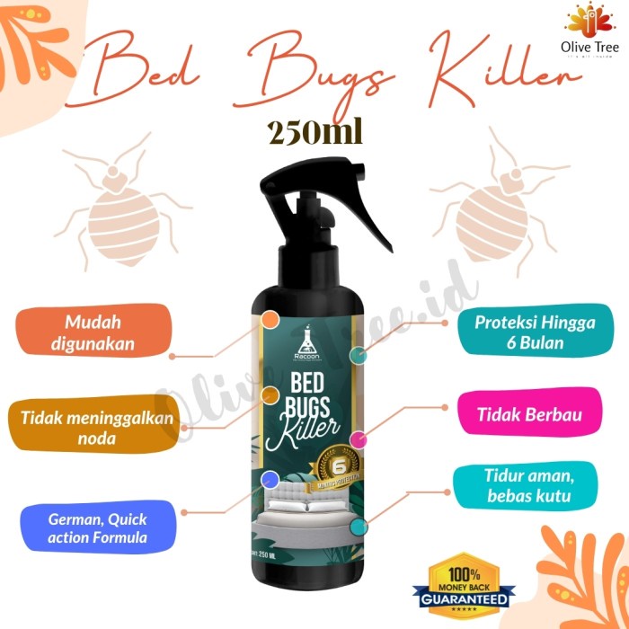 Jual Racoon Bed Bugs Killer Obat Anti Kutu Kasur Anti Tungau 250ml ...