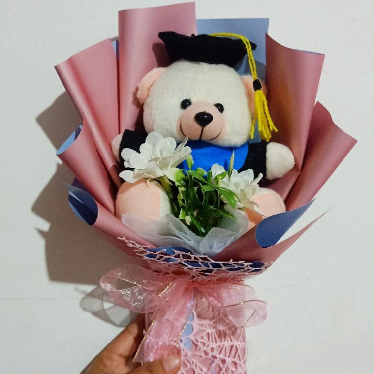 Jual ⚡TOK SIAP 【COD READY Buket Stitch Bucket stich Bunga Bear Kado ...