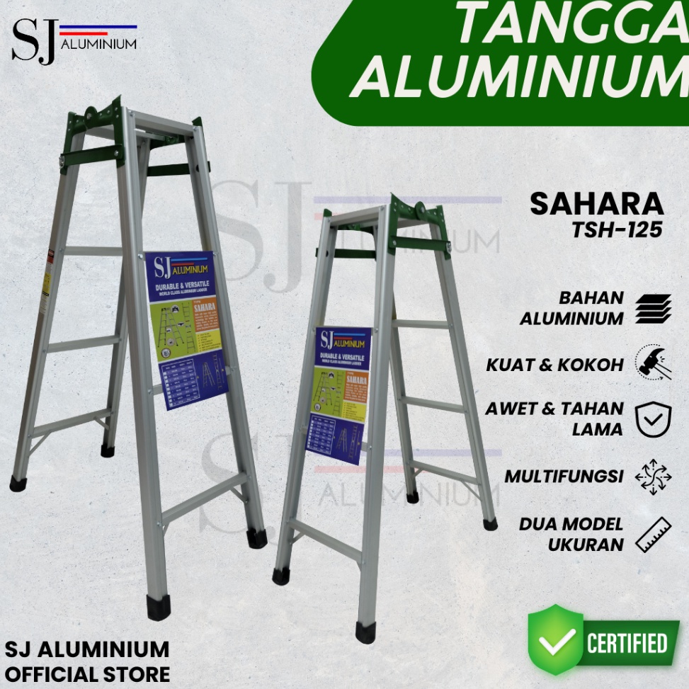 Jual Produk Premium.. Tangga Lipat Aluminium Ladder Multifungsi Jumbo ...