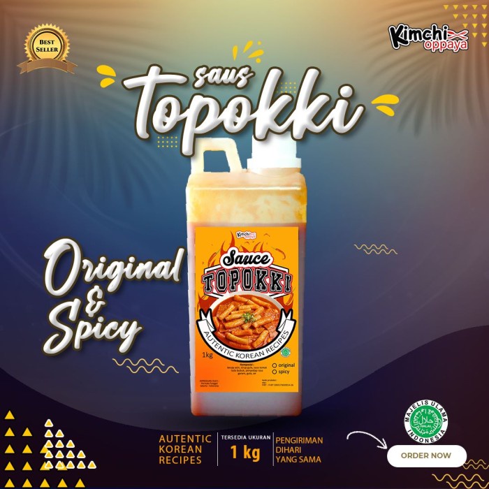Jual Saus Topokki Tteokbokki 1 Kg Saus Topoki /Toppoki/ Topokki 1 Kg ...