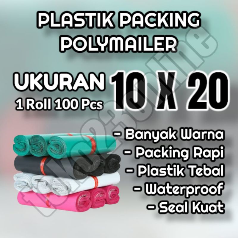 Jual PLASTIK POLYMAILER 10X20 / POLYMAILER 10 X 20 POLIMER 10X20 ...