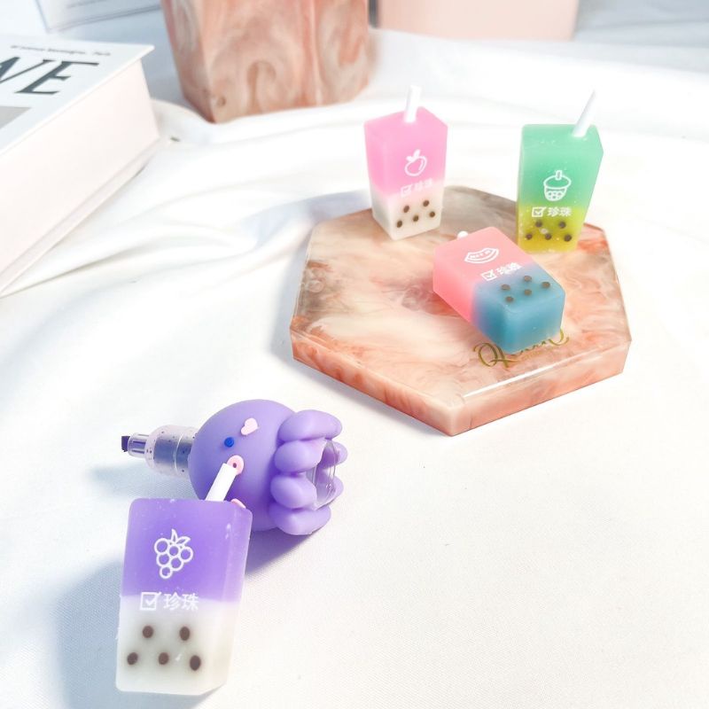 Jual Penghapus Boba karet Minuman Milk tea eraser hapusan karakter lucu ...
