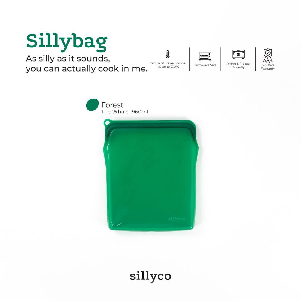 Jual Viral Sillyco - Sillybag The Whale - Reusable Silicone Pouch/Bag/Ziplock/Food Storage Wxy ...
