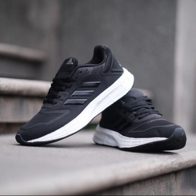 Jual Sepatu Original Adidas Duramo 10 Black Black White | Shopee Indonesia