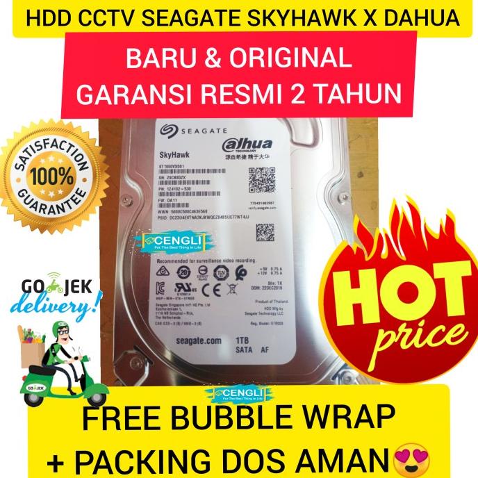 Jual HDD CCTV 1TB HARD DISK 1 TB SEAGATE Skyhawk DAHUA NEW ORI Grns 2 ...
